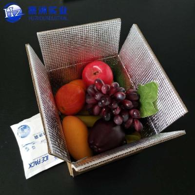 Cina Imballaggio isolante in foglio di alluminio Cartone Caviale Cioccolato Trasporto HZ-XPS in vendita