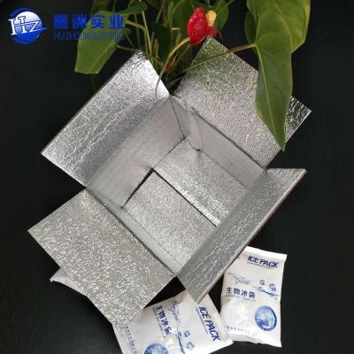 Cina Imballaggio isolante in foglio di alluminio Cartone Caviale Cioccolato Trasporto HZ-XPS in vendita