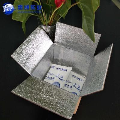 Cina Imballaggio isolante in foglio di alluminio Cartone Caviale Cioccolato Trasporto HZ-XPS in vendita