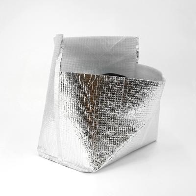 China Geometrisch aluminium thermisch materiaal doos Liner Isolatie voor voedsellevering koeler zak Te koop
