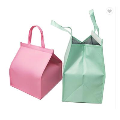 Cina Bambine sacchetto termale per pranzo per adulti cibo caldo tessuto non tessuto insulazione termica borsa di schiuma ufficio all'aperto in vendita