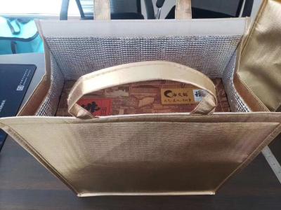 Cina 3 mm di spessore sacchetto frigorifero isolato per alimentari personalizzati consegna di cibo caldo e freddo in vendita