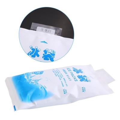 Cina PE Iniezione Acqua Custom Cool Ice Bag Pack per la catena di fornitura di alimenti e bevande in vendita