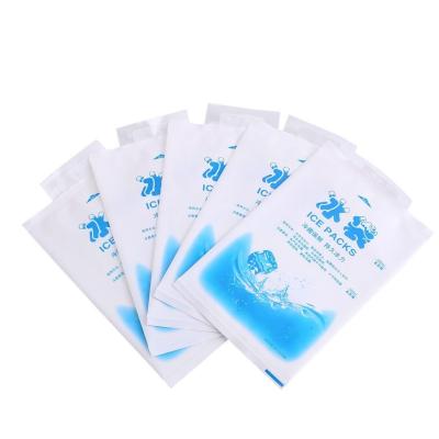 Cina PE Iniezione Acqua Custom Cool Ice Bag Pack per la catena di fornitura di alimenti e bevande in vendita