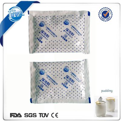 Cina Riutilizzabile senza sudore Gel freddo Ice Cooler Pack Box per alimenti Carne Urea Materiale interno in vendita