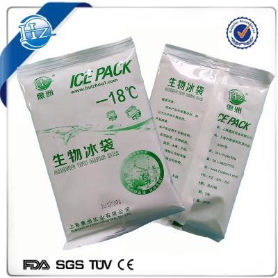 Cina Riutilizzabile senza sudore Gel freddo Ice Cooler Pack Box per alimenti Carne Urea Materiale interno in vendita