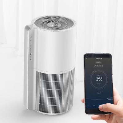 中国 調節可能な家の速度のための自然なUVC軽いHepaフィルター空気清浄器 販売のため