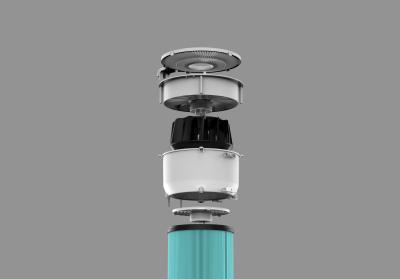Cina colore bianco astuto UV-C UV del purificatore UVA Slient dell'aria di Hepa dell'ABS 40W in vendita