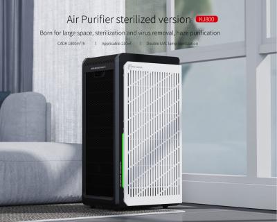 Cina Sterilizzazione del purificatore d'aria UV True Hepa ad alta efficienza con umidificatore da 2,5 litri in vendita