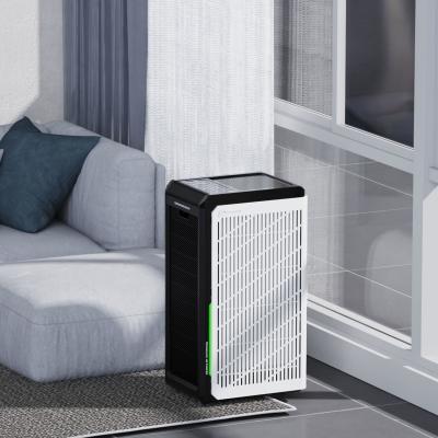 Cina Purificatore UV astuto bianco dell'aria di Wifi Hepa con l'operazione mobile del App dello schermo del LED in vendita