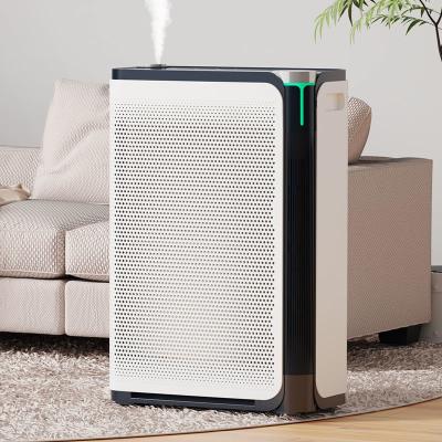 Cina Humidity Sensor Room Air Purifier Tuya WiFi Control With Spray Humidifier in vendita