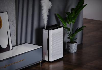 Cina 25-50 DB Home Hepa Filter Air Purifier With UV Lamp Spray Humidification FCC in vendita