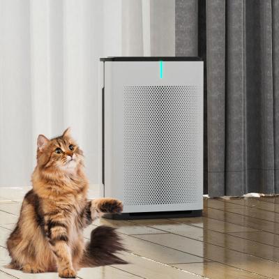 中国 Large LED Touch Screen Pet Air Purifier With Child Lock Function 販売のため