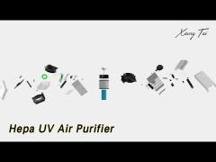 Smart Hepa UV Air Purifier 12W PM2.5 WiFi Control High Efficiency For Office