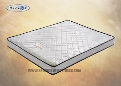 China Polyester Fabric Bonnell Spring Queen Size Foam Mattress Black Padding for sale