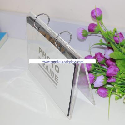 China 6 Inch Desktop Calendar Stand Acrylic Perspex Calendar for Office Table for sale