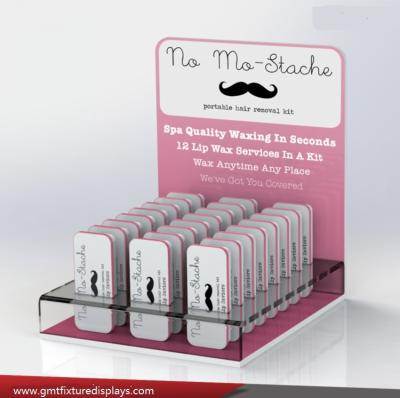 China Counter Eyelash Display Stands & Eyelash Table Top Display & Makeup Counter Display Stands for sale