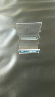 China Single Acrylic Mobile Phone Holder Desktop Cell Plastic Display Rack Mobile Phone Bracket for sale