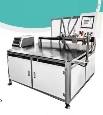 China Glue Sharp Any Size Speed Continuously Selectable Up To 6.0 M / S Glue Application During From The Three Heads XY Glue Plotter for sale