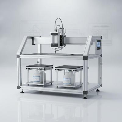 China XY Glue Plotter with Automatic Height Adjustment Lift Tables and 24h Working Time Providing Adjustable Glue Volume for sale