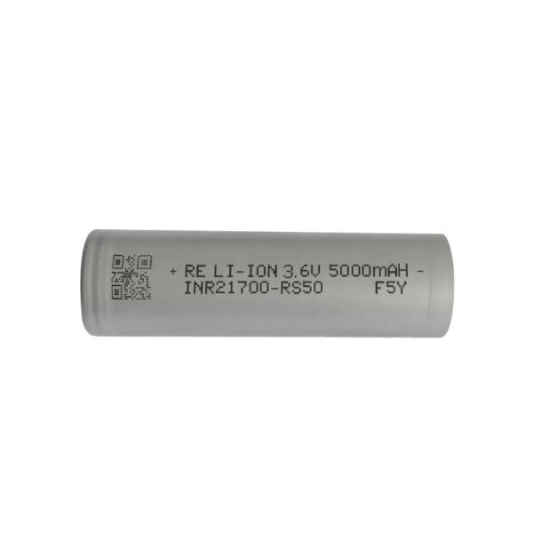Quality RS50 4950mAh 3.6V Battery Cell 70A Continuous Discharge 21700 Lithium Battery for E-bike Racing Scooter Packs for sale