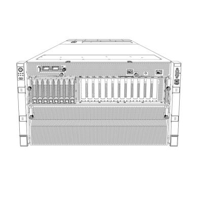 China Inspur NF5688 M6 8 of Nvidia A100 GPU Data Center 6u Rack Server without Private Mold for sale