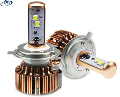 Cina Il Cree dell'angolo d'apertura 360° ha condotto le lampadine del faro H4 per le automobili, il faro H4 G3 di 40W LED in vendita