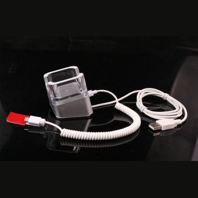 China COMER anti-theft alarm stands security display holder cable locking devices for cellphone retail stores for sale