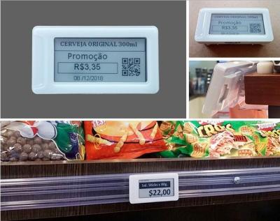 China rfid electronic tag price /price label in real store for sale