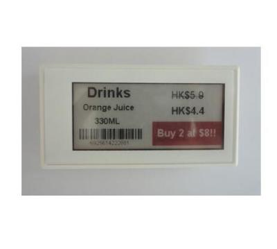 China ESLs convenient professional supermarket electronic shelf label companies with 2.1"screen for sale