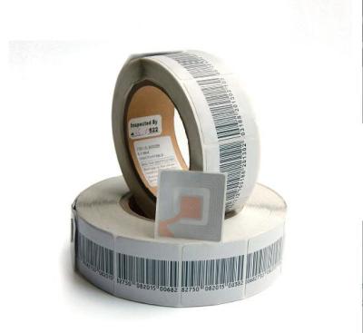 China Eas RF Soft Label Round Alarm Soft Label For CD/DVD Security Anti Theft for sale