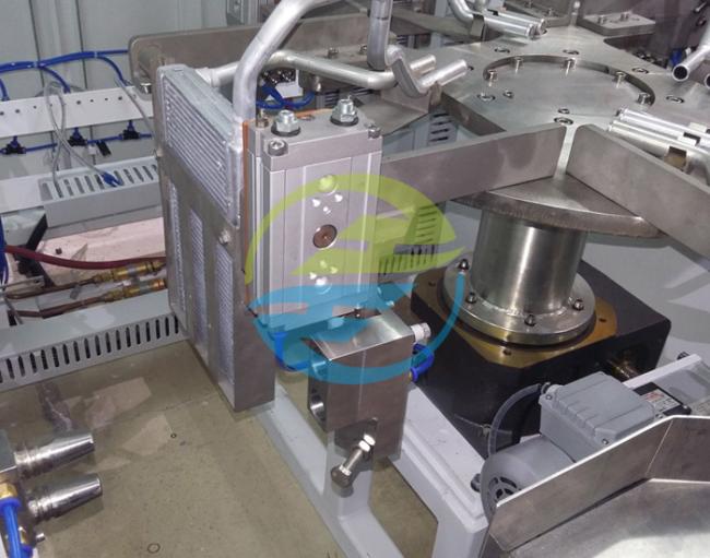 High-Precision Automatic Flame Brazing Machine | 8-Station Rotary Turntable System for HVAC & Automotive Components | Custom PLC Controlled Brazing Solution