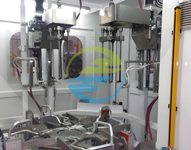 High-Precision Automatic Flame Brazing Machine | 8-Station Rotary Turntable System for HVAC & Automotive Components | Custom PLC Controlled Brazing Solution