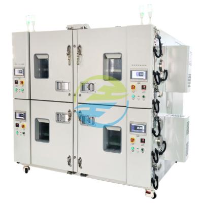 China Dual-Layer Four-Chamber Programmable High and Low Temperature Test Chamber for Automotive Components, Electronics and Industrial Reliability Testing for sale