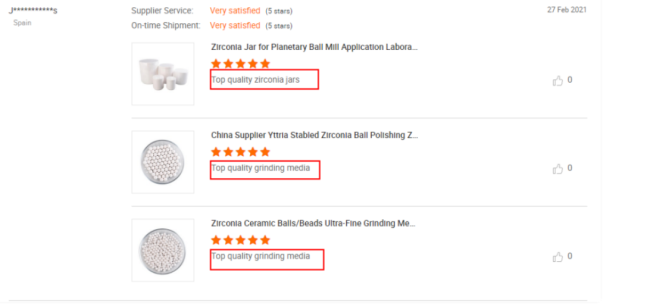Premium yttria-stabilized zirconia grinding media contamination-free milling 10
