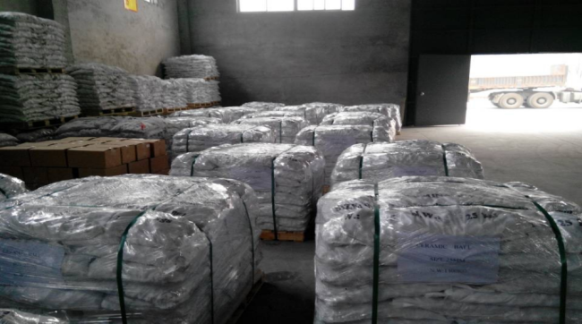 High density 92% Ceramic Alumina Ball media for industrial applications 2