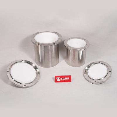 China Vac Seal Airtight Zirconia Stainless Steel Grinding Jar Planetary Ball Mill Container for sale