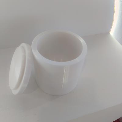 China Precision Grinding With 64mm Ball Mill Jar And Jar Lid Set for sale