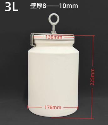 Cina Vaso di macinazione orizzontale in allumina corindone con dispositivo di montaggio in vendita