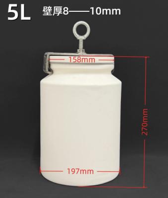 Cina Vaso di macinazione orizzontale in allumina corindone con dispositivo di montaggio in vendita