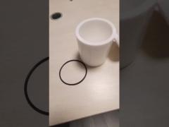 O-ring, schroefopening of clamp-lock deksel afsluiting van verschillende Zirconia slijppotten