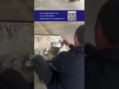 250ml 100mm Vacuum Ball Mill Jar pot accessori per laboratorio duro