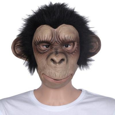 中国 Latex Full Head Realistic Monkey Animal Latex Masks Eco Friendly EN71 Approved 販売のため