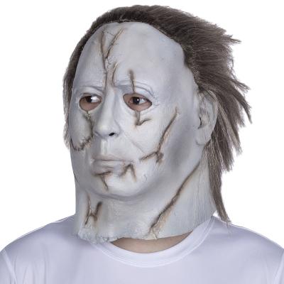 Cina maschere bianche del costume di film del fronte di 20*33cm, Michael Myers Latex Mask Scary in vendita