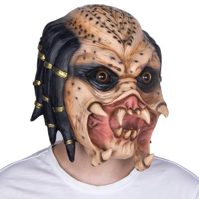 Cina Le maschere cape complete predatori di uso di cosplay, costume spaventoso maschera il latice di gomma 20*33cm in vendita
