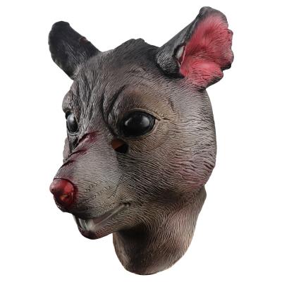 China Maskers van het kostuum de omhoog Dierlijke Latex, Rattus-Steun van Carnaval van het Ratten de Hoofdmasker voor Partij Te koop