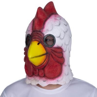 Cina la maschera capa completa del costume di 22*35cm, lattice del pollo maschera l'uso terrificante del partito in vendita