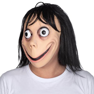 Cina Maschere del costume di film del latice di gomma, Momo Mask Scary Full Face terrificante in vendita