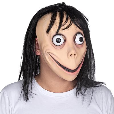 Cina Maschere del costume di film del latice di gomma, Momo Mask Scary Full Face terrificante in vendita