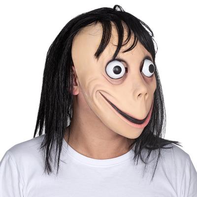Cina Maschere del costume di film del latice di gomma, Momo Mask Scary Full Face terrificante in vendita